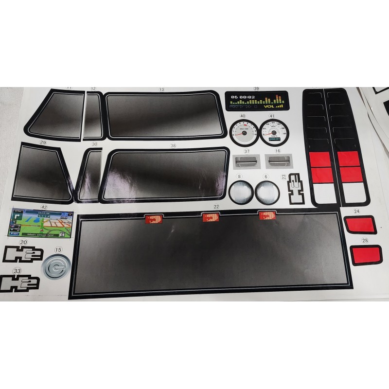 Hummer H2 Single Sticker Set