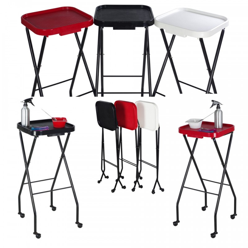 Italica 033W White Folding Portable Hair Coloring Beauty Tray