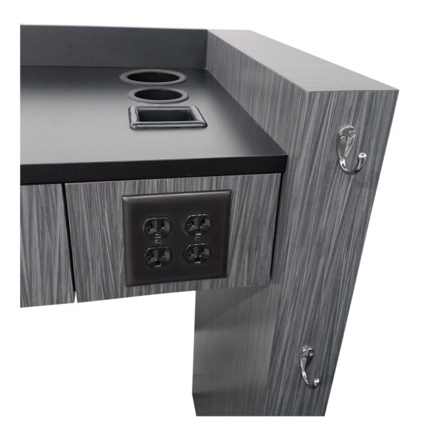 60 Inch Dry Barber Station No Water Top Light Sold Separately